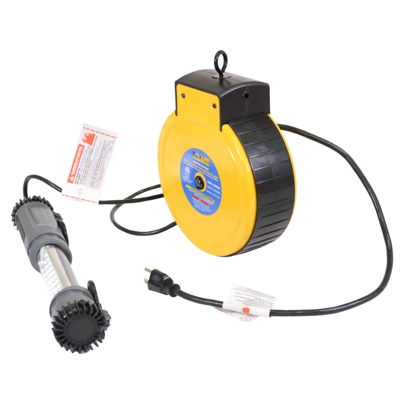 30' Pro-Grade Retractable Cord Reel with LED Light - 3230SMS