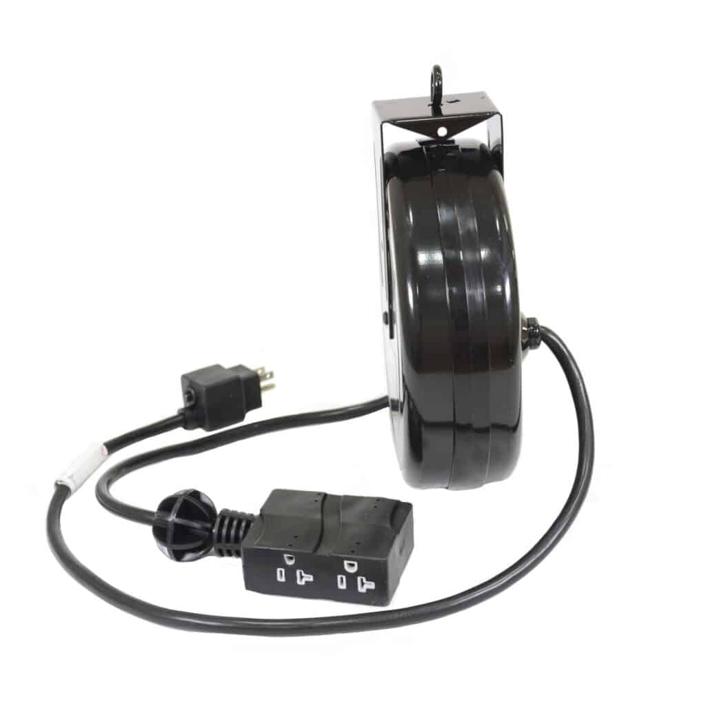 20' Quad Outlet Cord Reel with Circuit Breaker - 5020TF-4C
