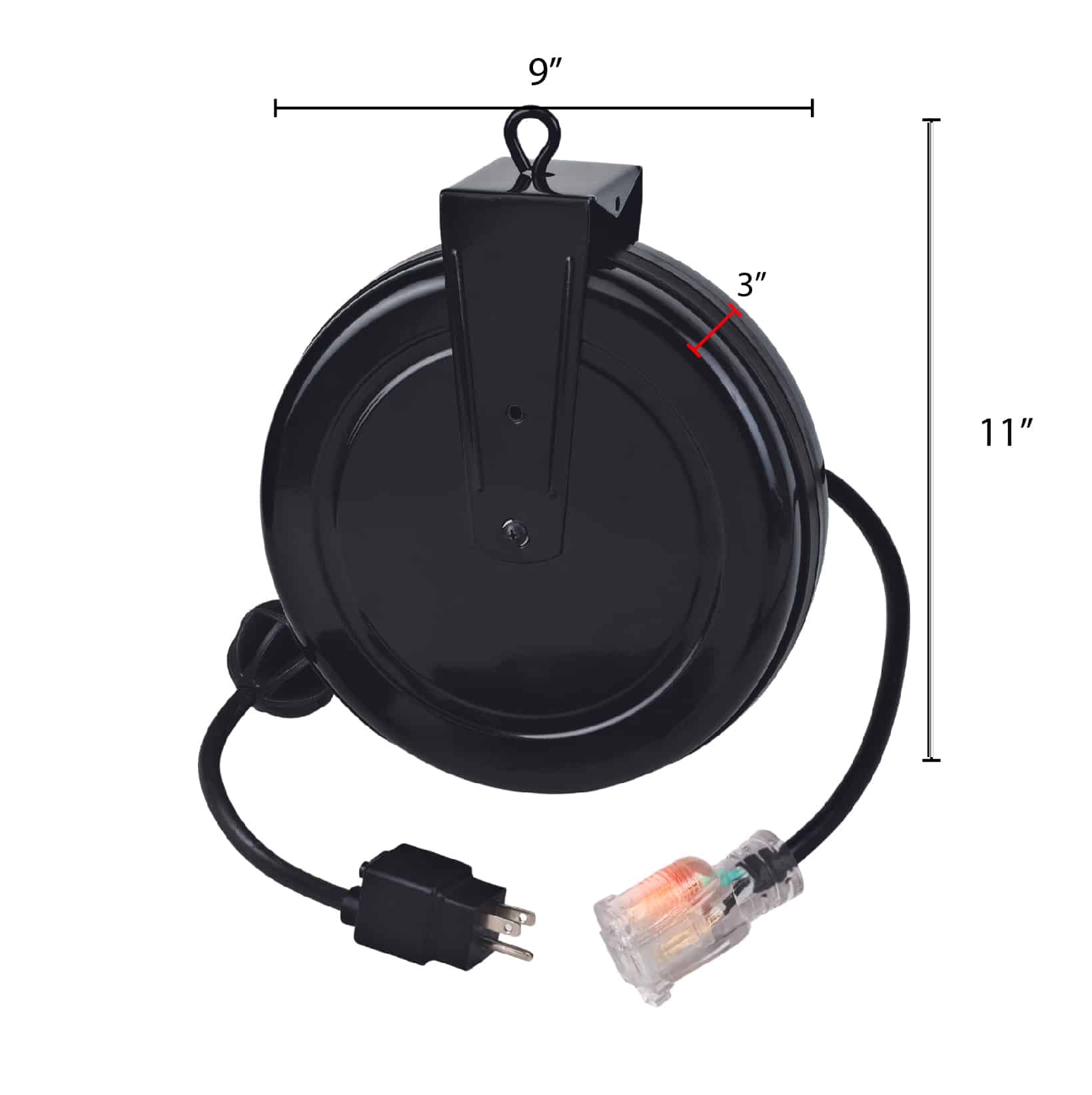 Professional Grade Reverse Wired Cord Reel