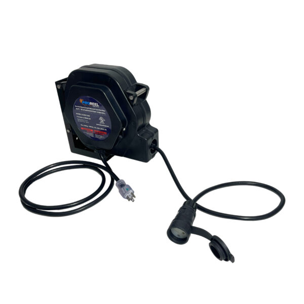 30' Indoor/Outdoor Retractable Extension Cord Reel - 5330M-SW