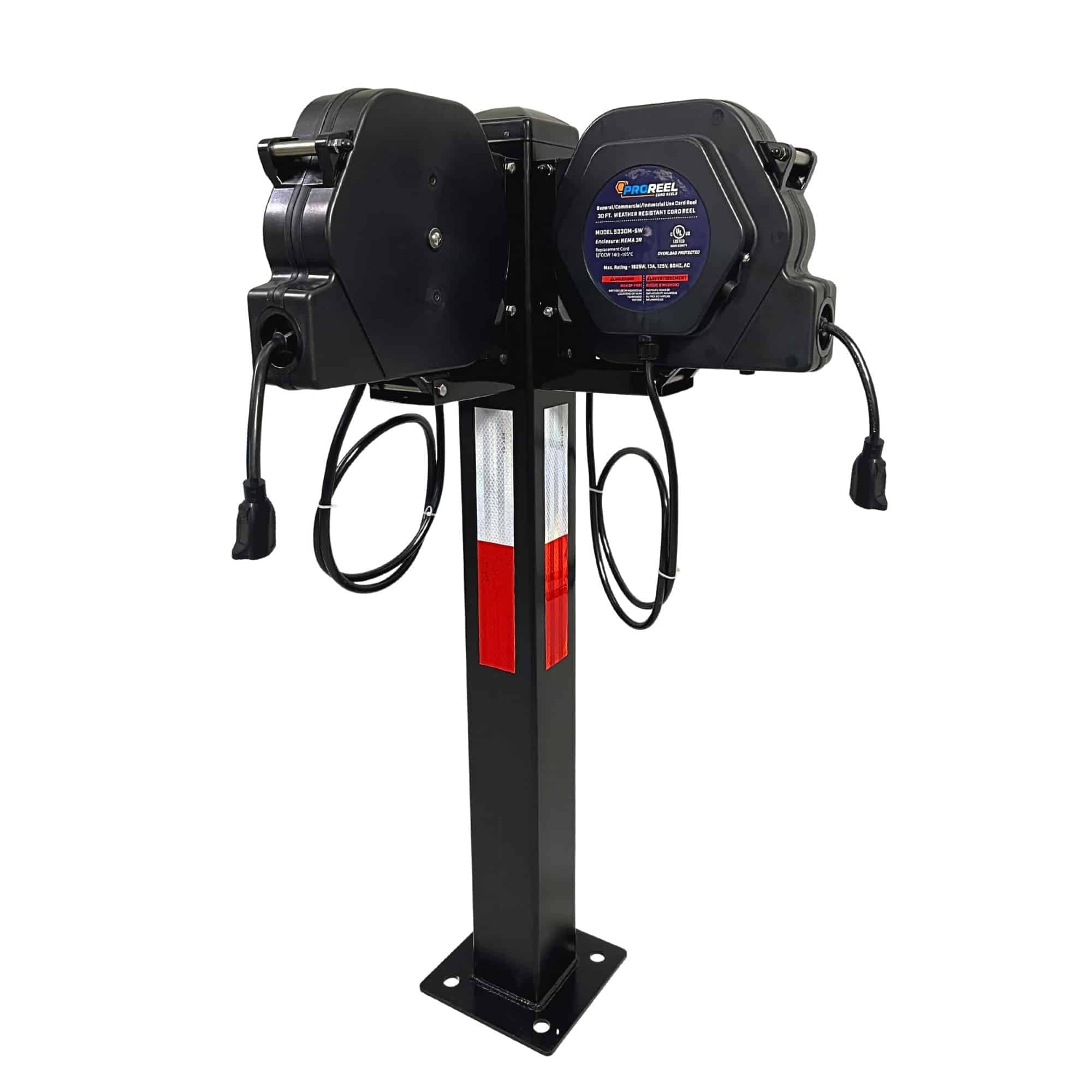 Dual Outdoor Extension Cord Reel System – 20 ft ProReel