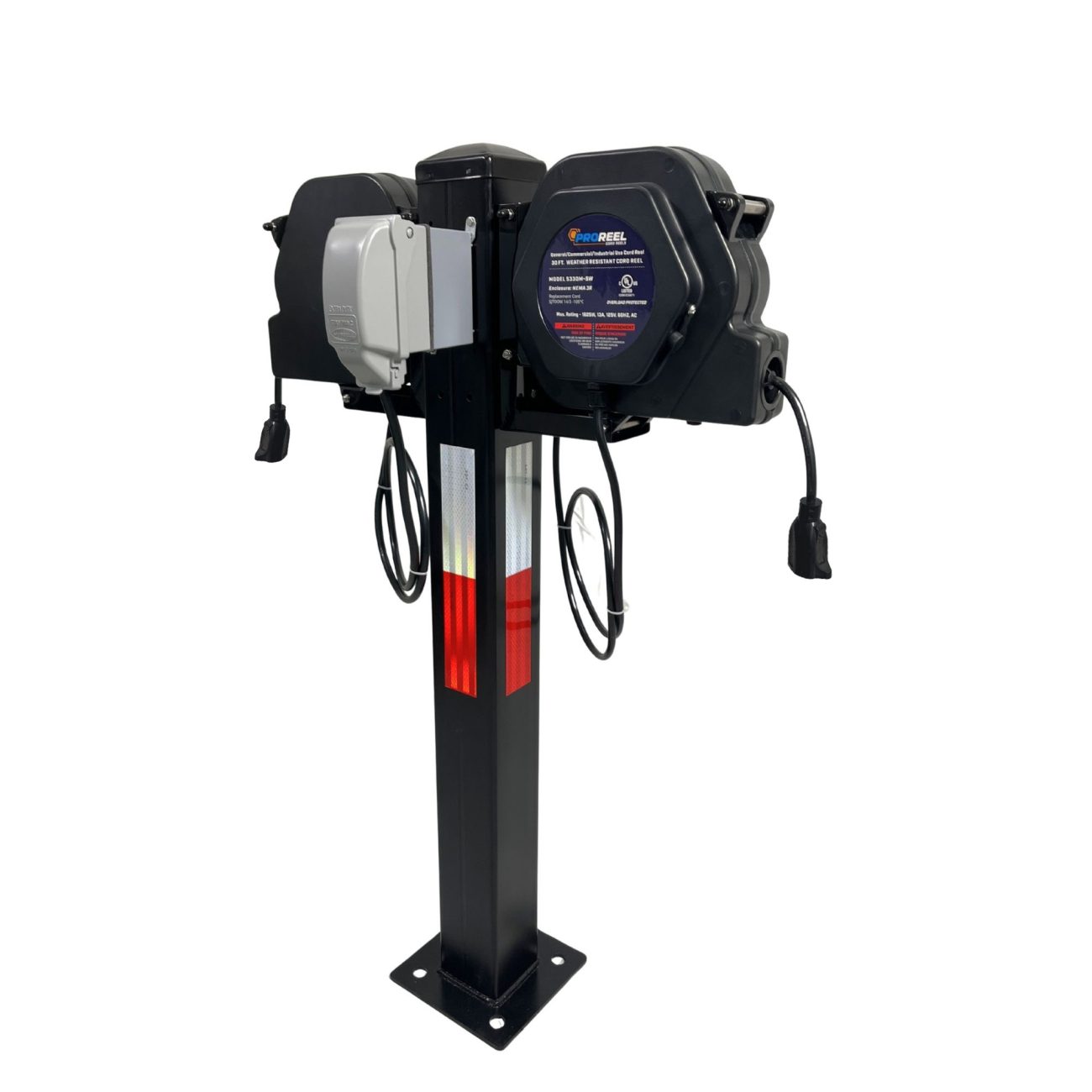 Dual Outdoor Extension Cord Reel System – 20 ft ProReel