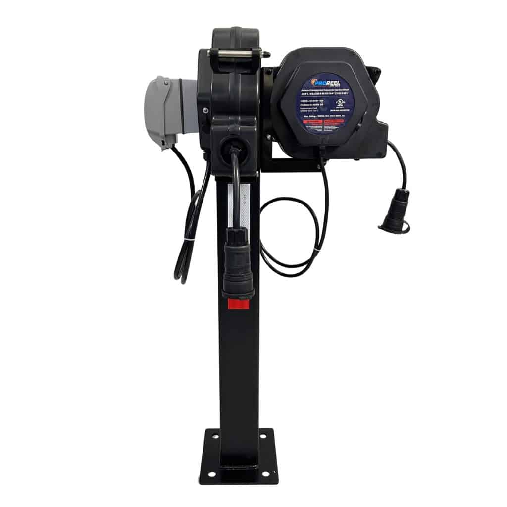 Outdoor Dual Extension Cord Reel System – 30 ft ProReel