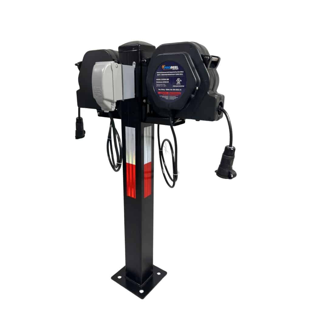 Outdoor Dual Extension Cord Reel System – 30 ft ProReel