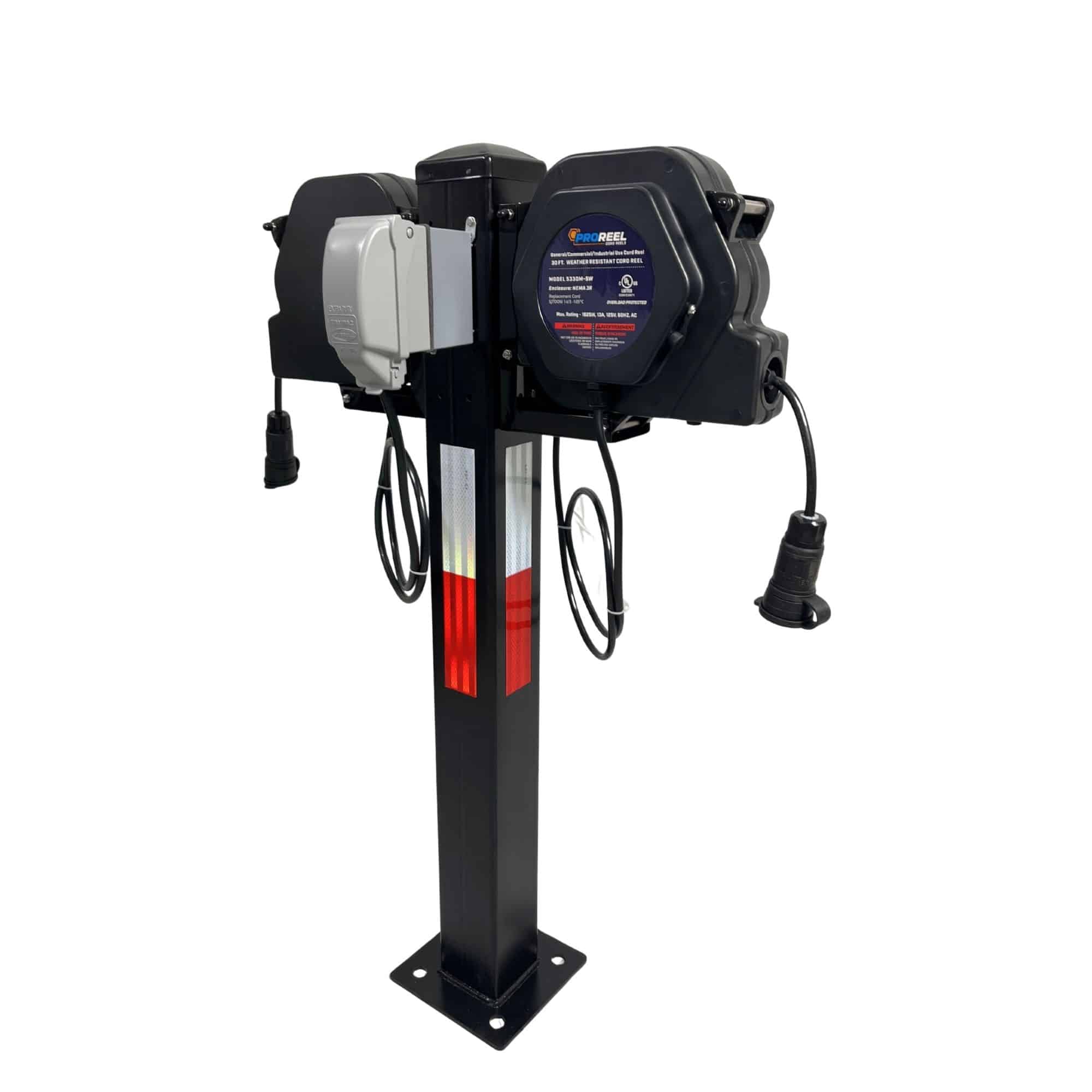 Outdoor Dual Extension Cord Reel System – 30 ft ProReel