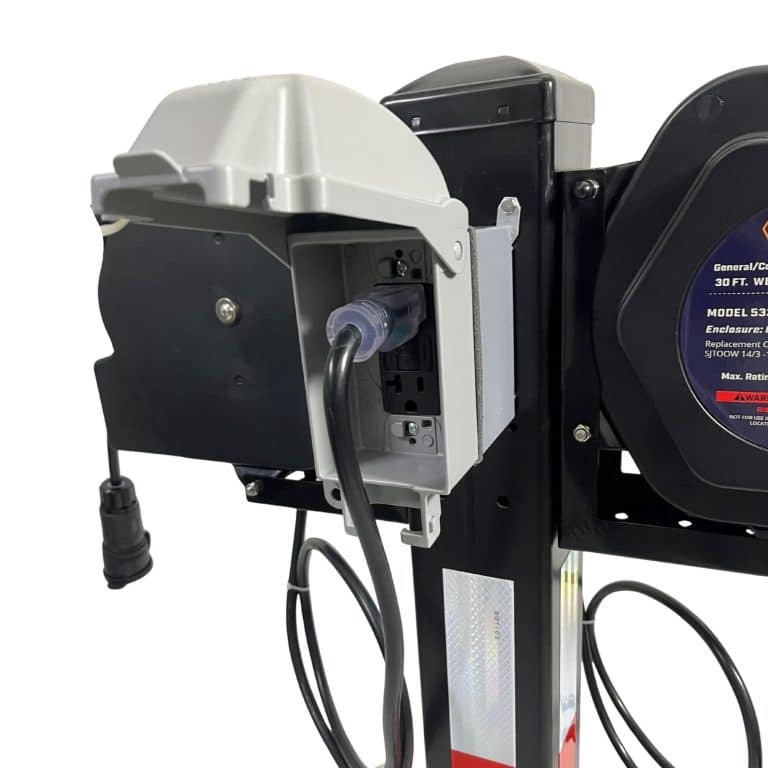 Outdoor Dual Extension Cord Reel System – 30 ft ProReel