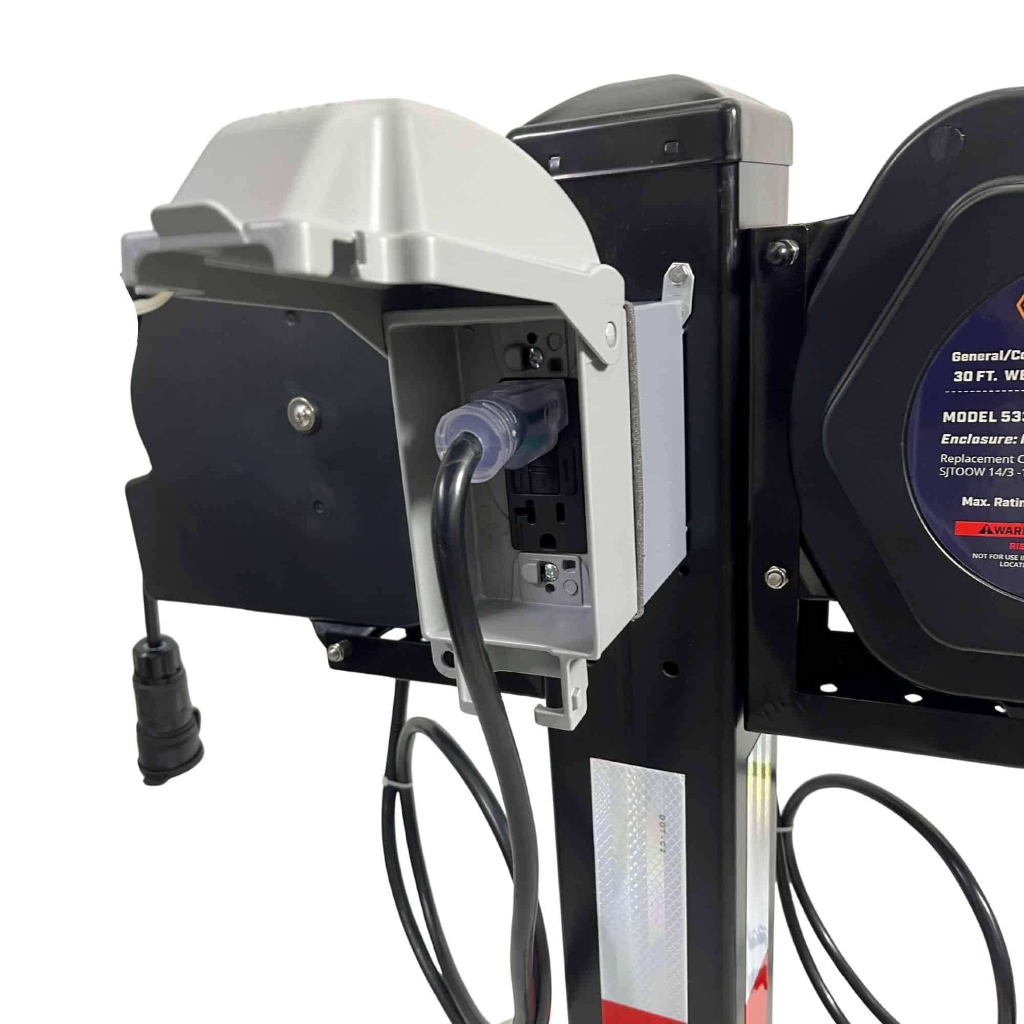 Outdoor Dual Extension Cord Reel System – 30 ft ProReel