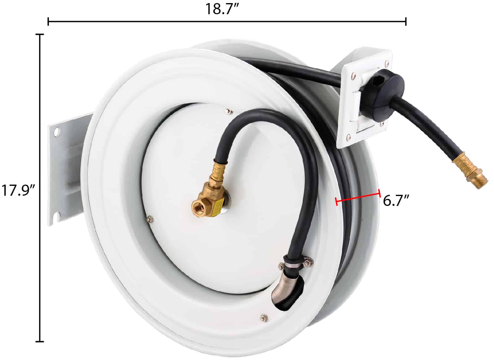 50' Industrial Air Hose Reel - SKU HRG9-A30K