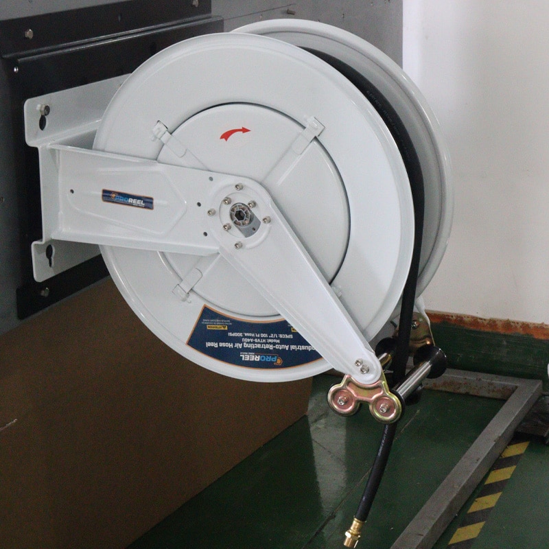 100' Industrial Air Hose Reel - SKU HTV9-A40U